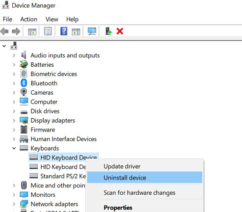 Keyboard Malfunction – Gateway Support
