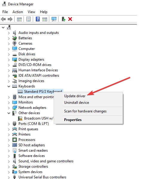 Keyboard Malfunction – Gateway Support