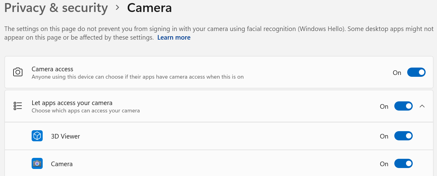 Camera or webcam not working or cannot turn on – Gateway Support