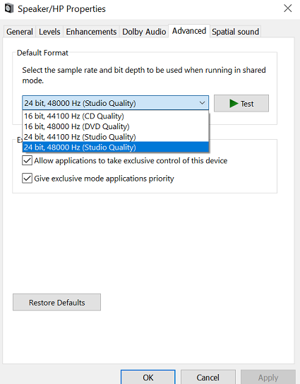 Fix audio or sound problems – Gateway Support