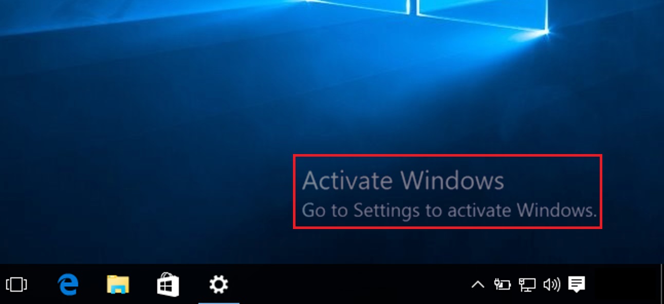Unable to activate Windows. – Gateway Support